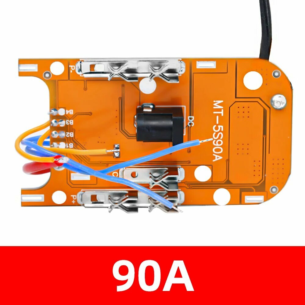 BMS модуль 5S 90A для литий-ионных аккумуляторов 18-21В