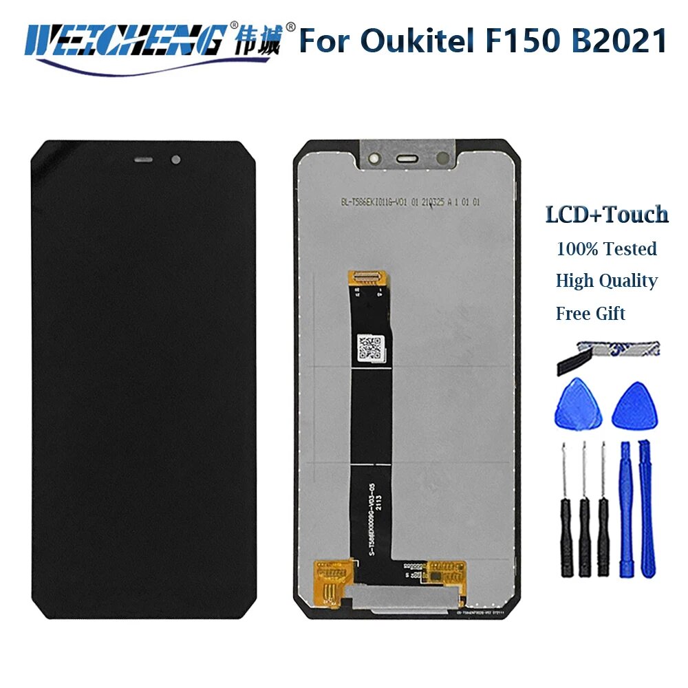 ЖК-дисплей для сотового телефона Oukitel F150 B2021 IIIF150 + преобразователь сенсорного экрана в сборе, замена стекла, ремонт