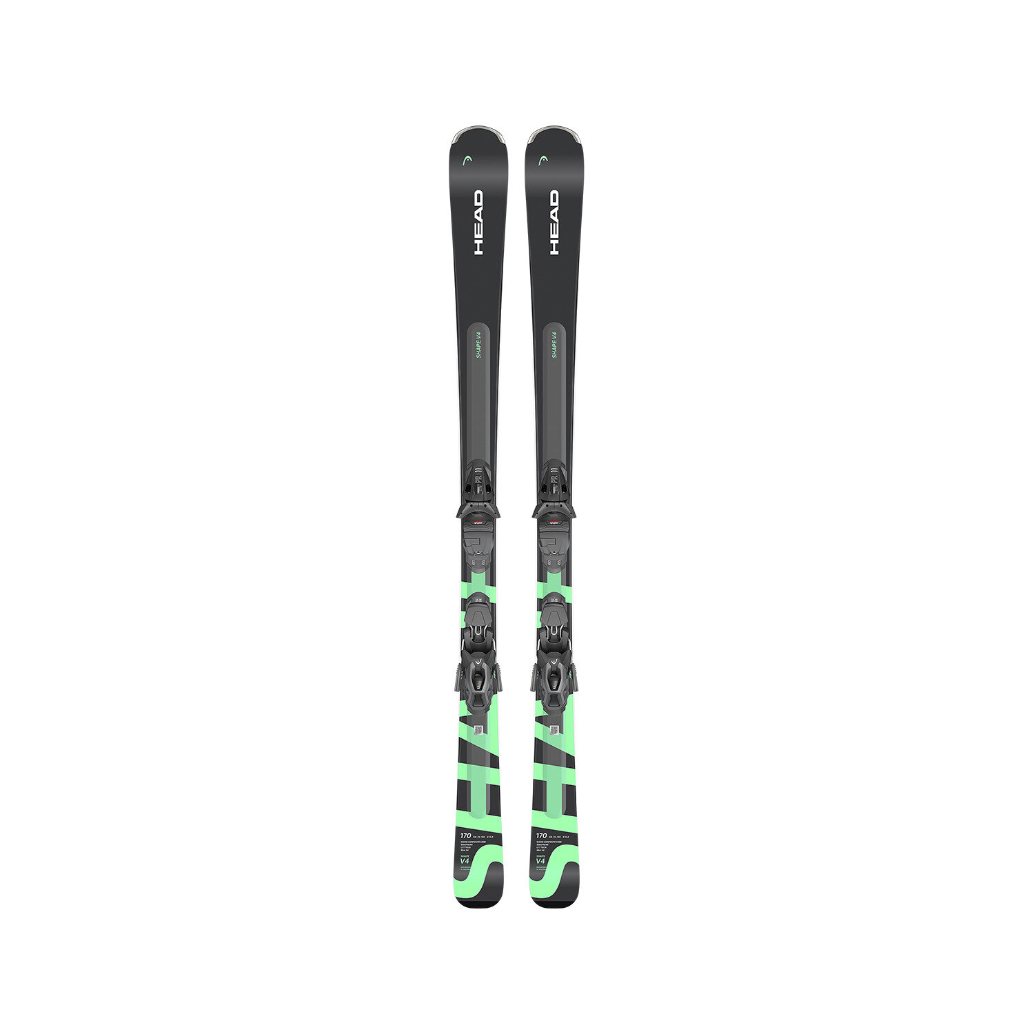 Горные лыжи с креплениями Head Shape V4 AMT-PR + PR 11 GW 25/26 , для мужчин , Черный