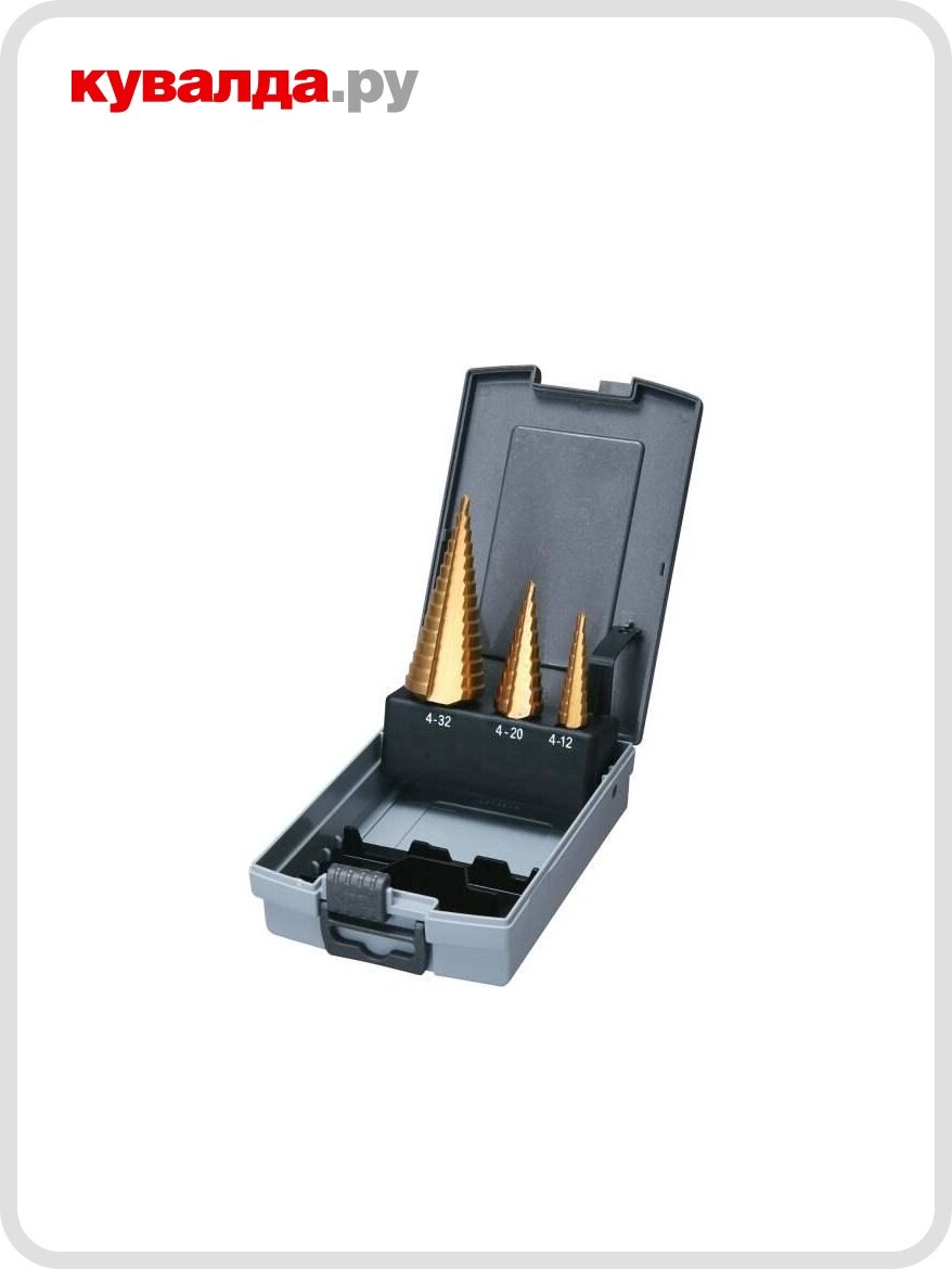 Набор сверл по металлу MAKITA D-46573 hss-tin c прямым желобком, 3 шт.