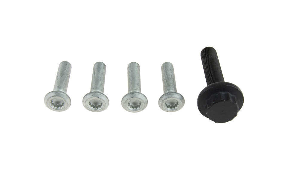 Комплект болтов ступицы CADDY/GOLF V/TOURAN 03-/PASSAT 05-/OCTAVIA (5 болтов) NTY арт. KLPVW018Z