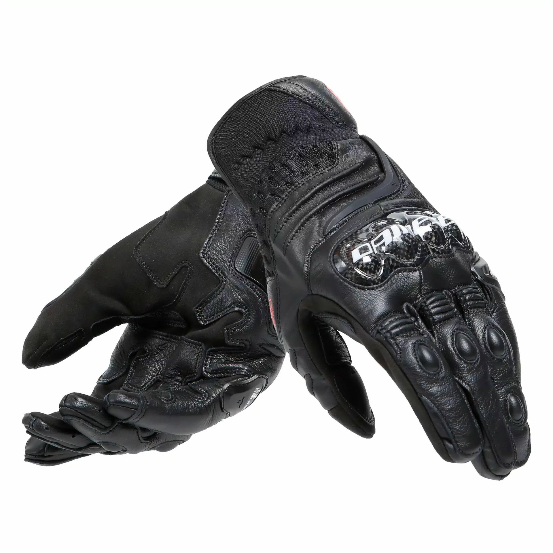 Мотоперчатки кожаные Dainese CARBON 4 SHORT Black/Black, M