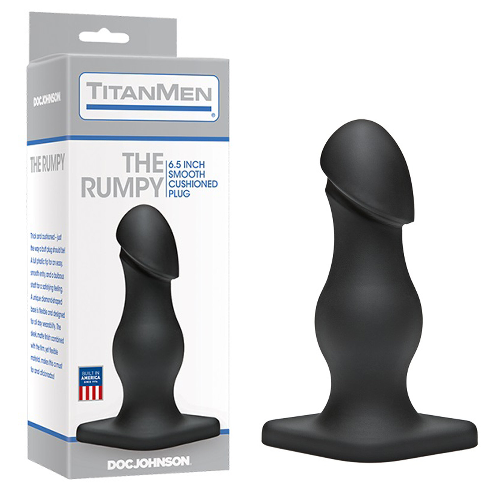 Анальная пробка TitanMen The Rumpy (16.5, Ø 5.7 см) Doc Johnson