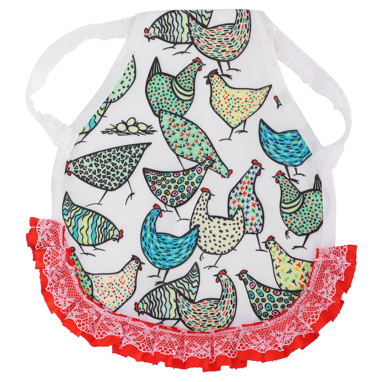 Эластичный кружевной фартук для кур, защищающий перья, жилет-платок для домашних животных (кур, уток и гусей).