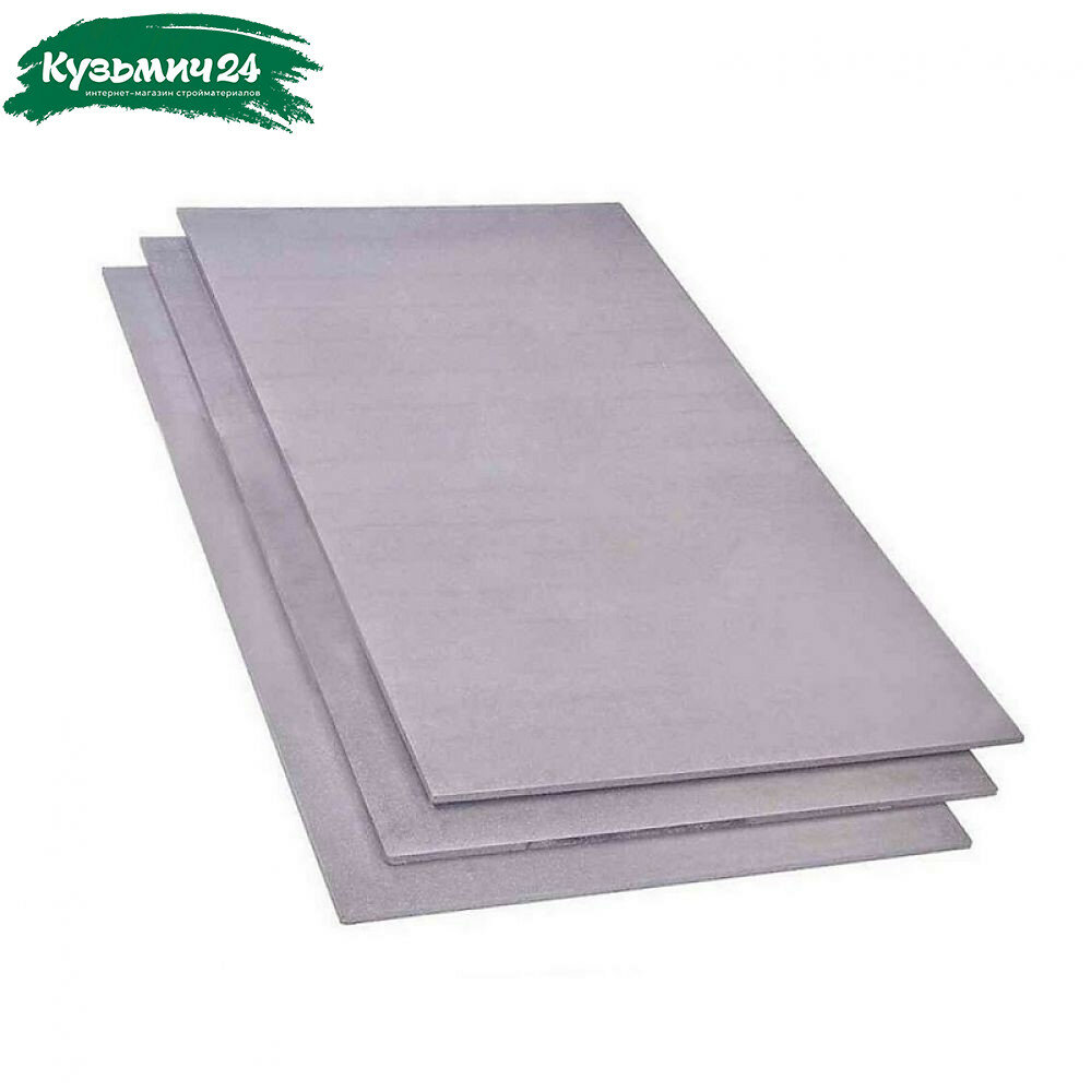 Плита ОгнеупорОFF Premium рисунок под дерево бежевое, 1200х600х10-15 мм, 1 шт.