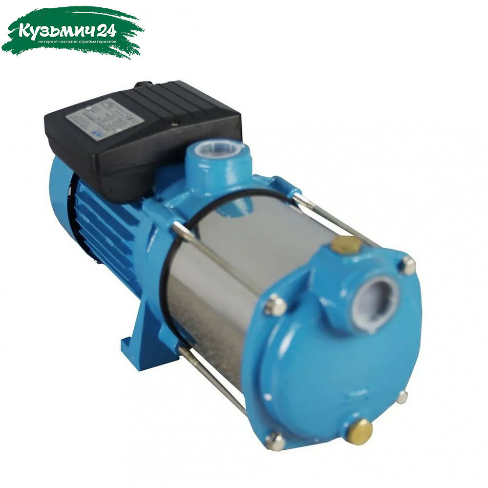 Насос поверхностный Aquatechnica Champion 100, для чистой воды 1402233, 1100 Вт, напор 45 м, 95 л/мин