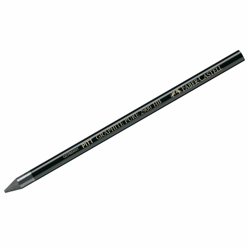 Графит натуральный в форме карандаша Faber-Castell "Pitt Graphite Pure" HB, заточен