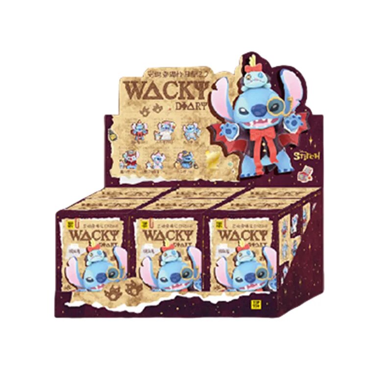 Фигурки Стич WACKY Diary Бандай, 6 шт, Цвет: 6pcs B