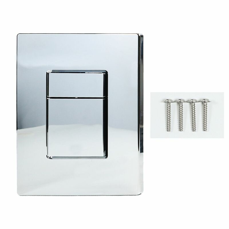 Двухрежимная клавиша смыва, совместима с Grohe Skate Cosmopolitan 38732000, арматура скрытого бачка унитаза, хромированная пневматическая панель