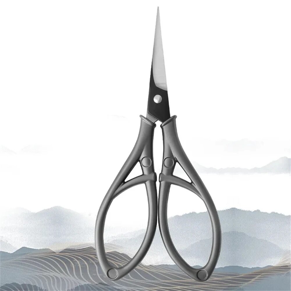 Ножницы маникюрные серые XIN Scissors