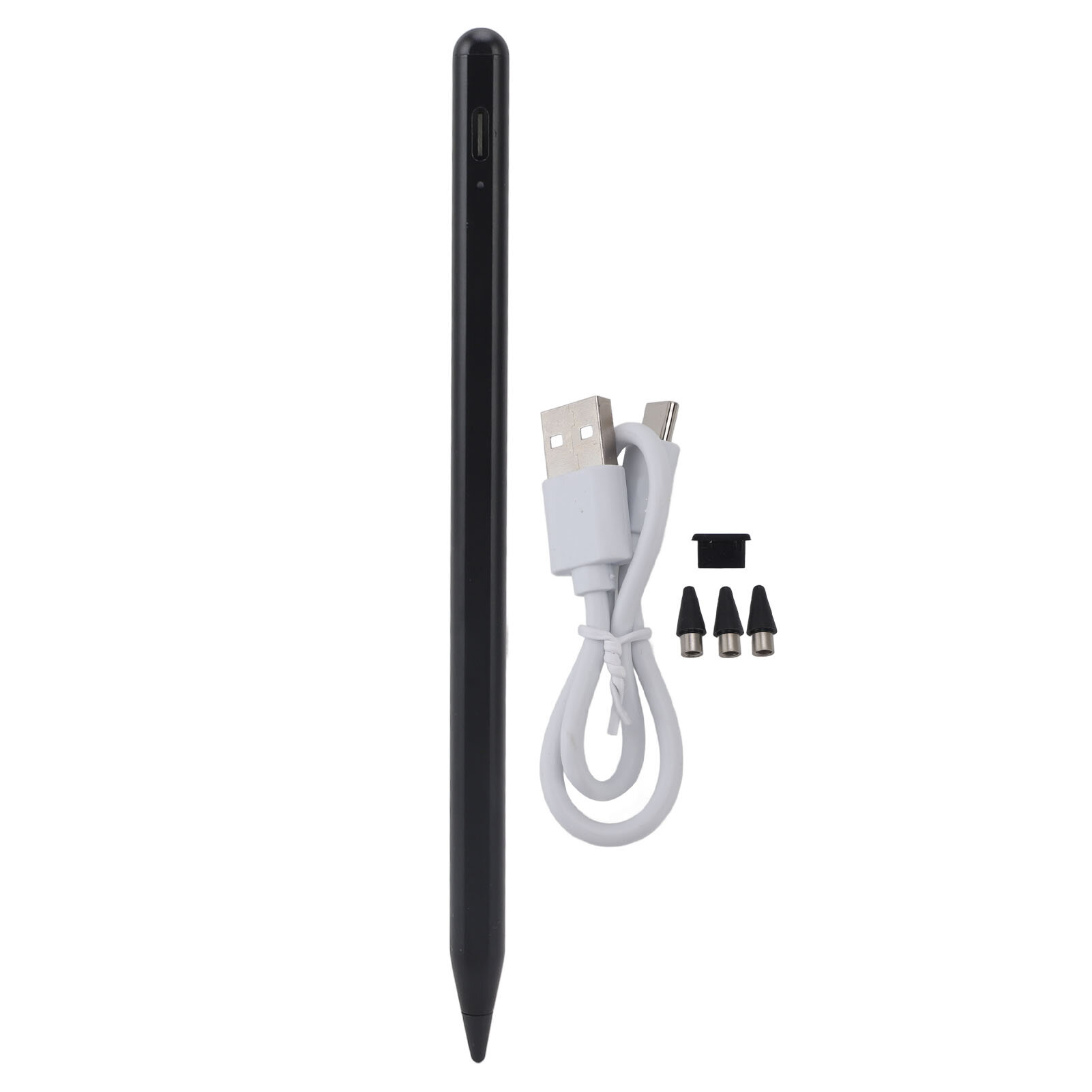 Tablet Stylus Pen High Sensitivity Magnetic Digital Touchscreen Precise Tip Black for Android IOS Devices