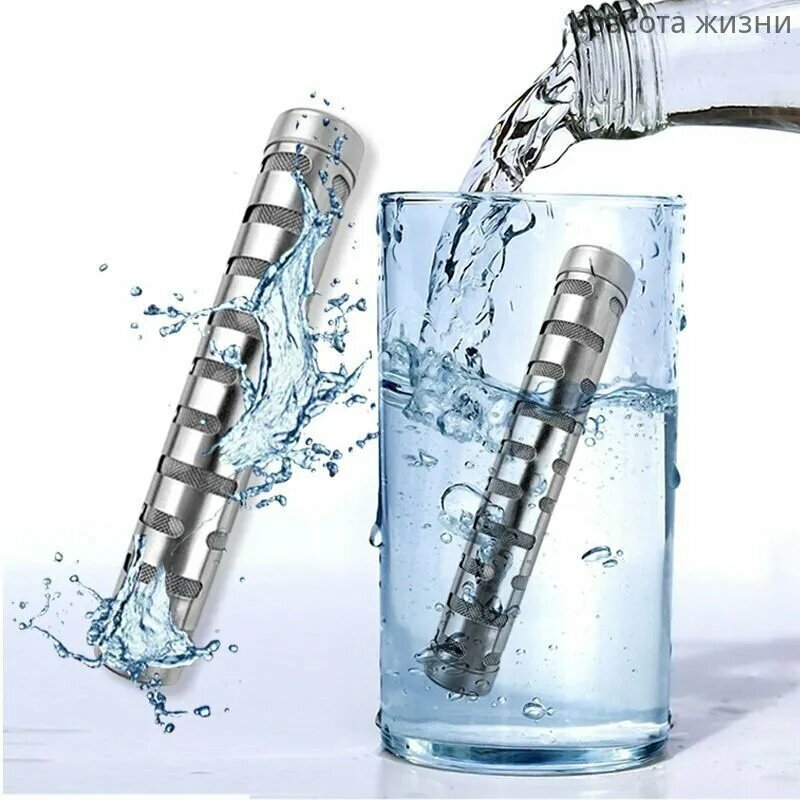 Стик преобразователь генератор водородной воды, насыщение ионами водорода и полезными минералами. Живая вода без газов.