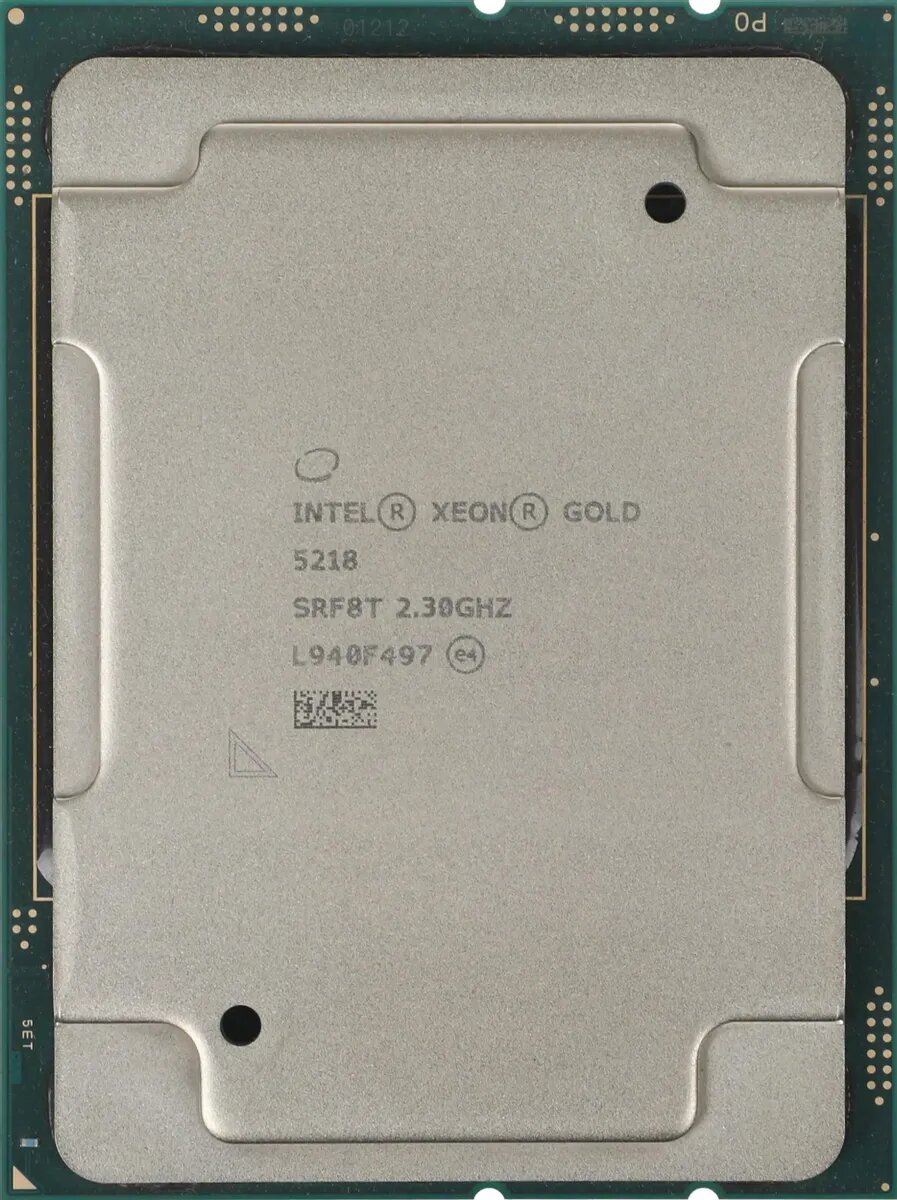 Процессор Intel Xeon Gold 5218 LGA3647 16C 2.3GHz 22MB 125W SRF8T