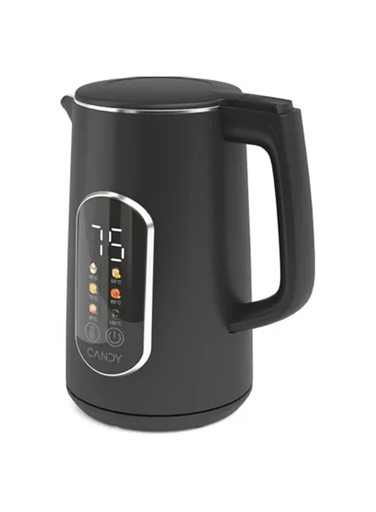 Электрический чайник Candy CK-400, 2200Вт, с защитой от ожогов, черный