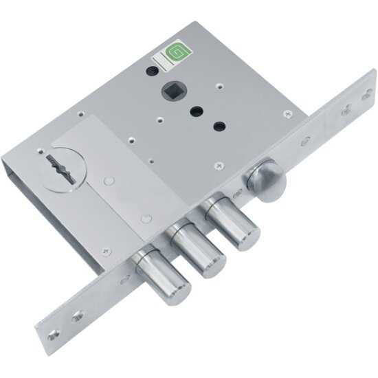 Замок врезной сувальдный с защёлкой Гардиан ЗВ 50.11, 4 кл. (длинный кл. 59 мм) /123:004/