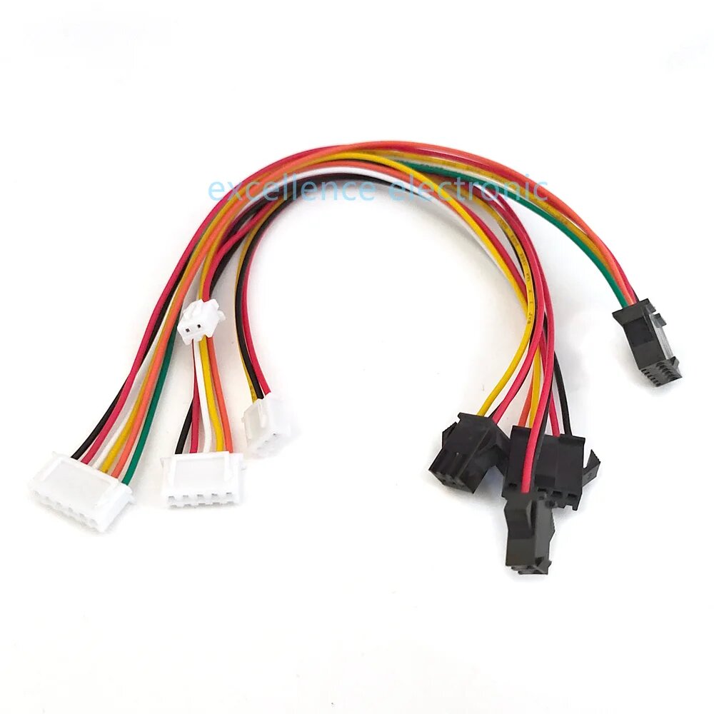 SM2.54 Конверсионный кабель 20 см 5 шт 3П, XH2.54 to SM Female