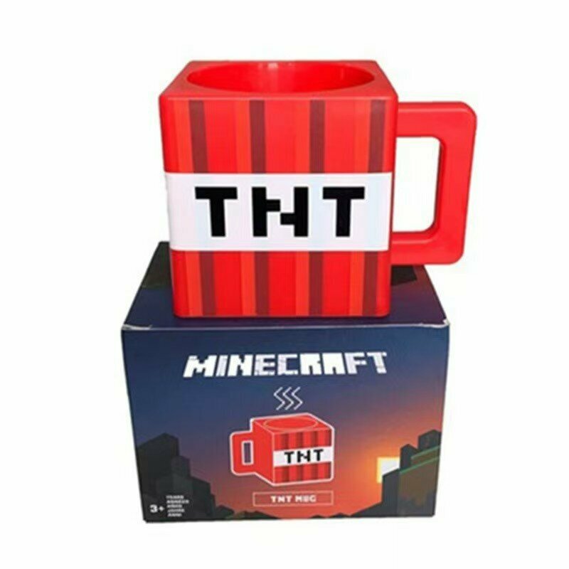 Кружка с изображением мира Minecraft