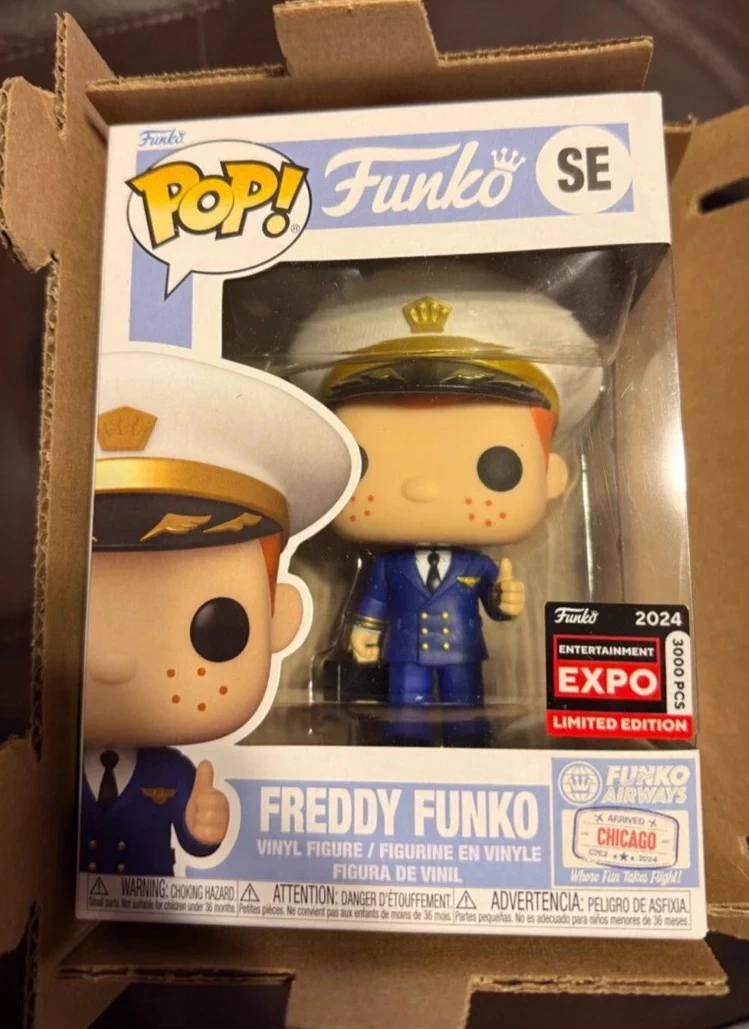 ! Freddy (2024 Entertainment Expo Limited Edition 3000 PCS), виниловая коллекционная фигурка