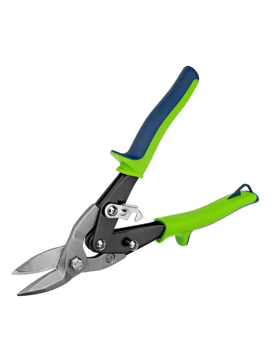 Ножницы по металлу ручные 250 мм, левый рез, сталь 55