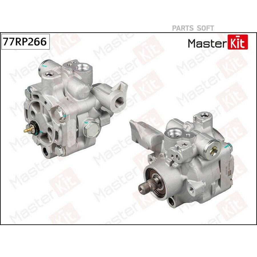 Насос ГУР SUBARU FORESTER/IMPREZA 08- от официального дистрибьютора, MASTERKIT, артикул 77RP266