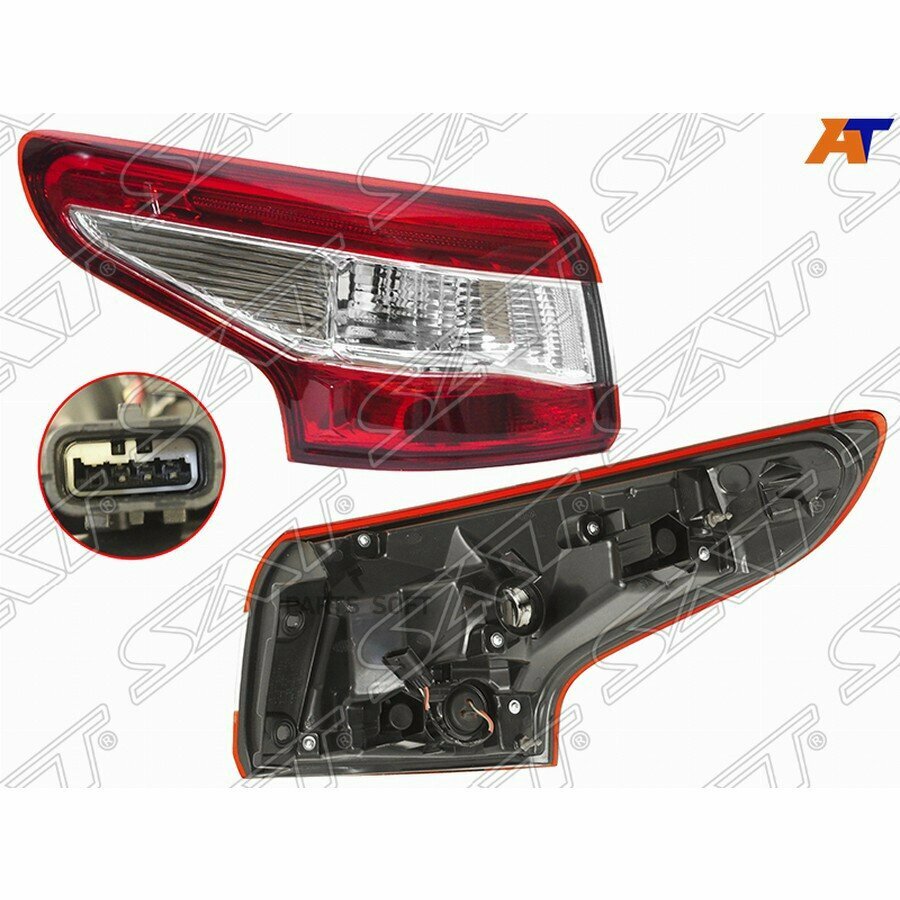 Фонарь задний Nissan Qashqai 13-19 (Слева) от официального дистрибьютора, SAT, артикул ST21519N1L