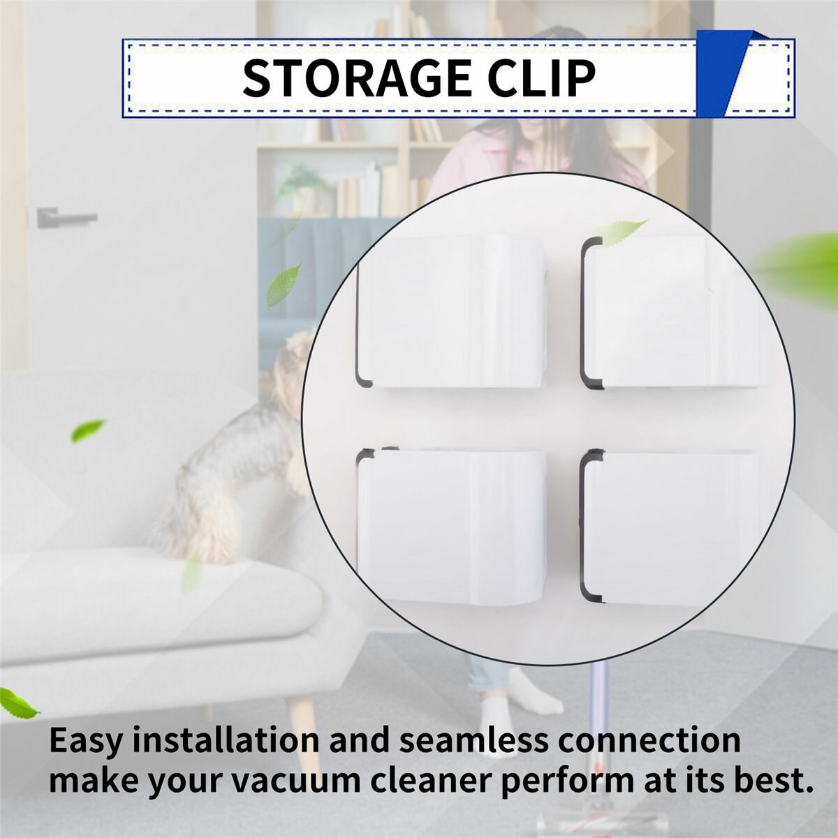 Кронштейн для крепления насадки пылесоса, зажим для хранения всасывающей головки B