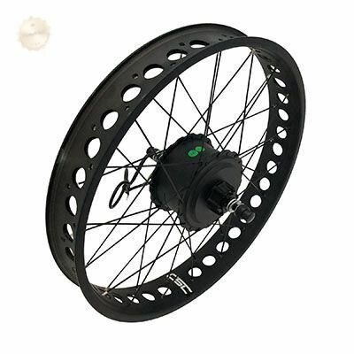 Мотор-колесо для фэтбайка 20 дюймов переднее 48В 750Вт ось 135мм , электрического велосипеда