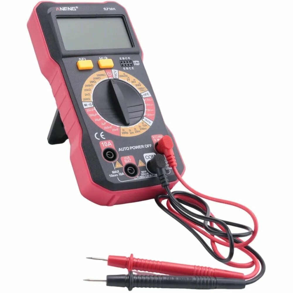 ANENG SZ305 1999 мультиметр для проверки конденсаторов, красный