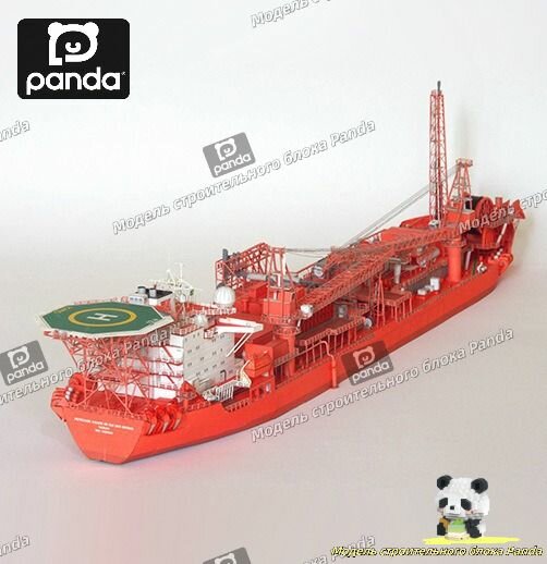 1:400, Норвежская компания FPSO, морские плавучие танкеры для хранения продукции, бумажные модели судов, должны быть изготовлены вручную