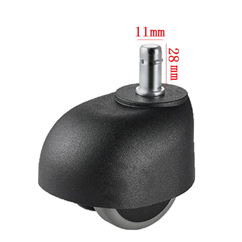 Колеса для офисного стула, универсальные колеса, ролики для кресла руководителя, бесшумные колеса для игрового компьютерного стула, вращающиеся колеса