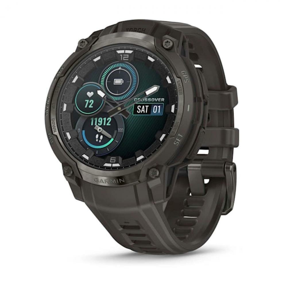 Умные часы Garmin Instinct Crossover AMOLED Charcoal (010-03398-00)