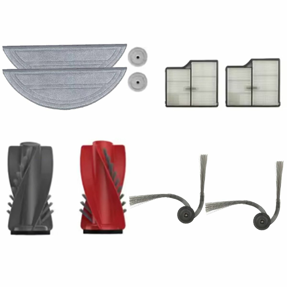 Запасные части для основной щетки и боковой щетки для швабры Roborock Filter Mop