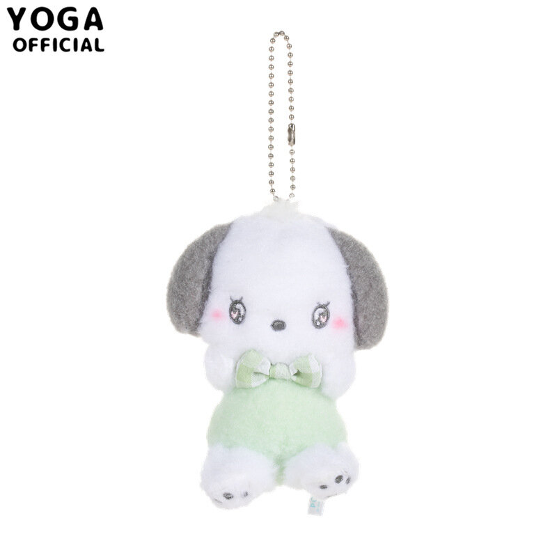 Официальный плюшевый брелок Sanrio Hello Kitty, My Melody, Kuromi, Cinnamoroll, Pochacco, милый мультяшный подвес