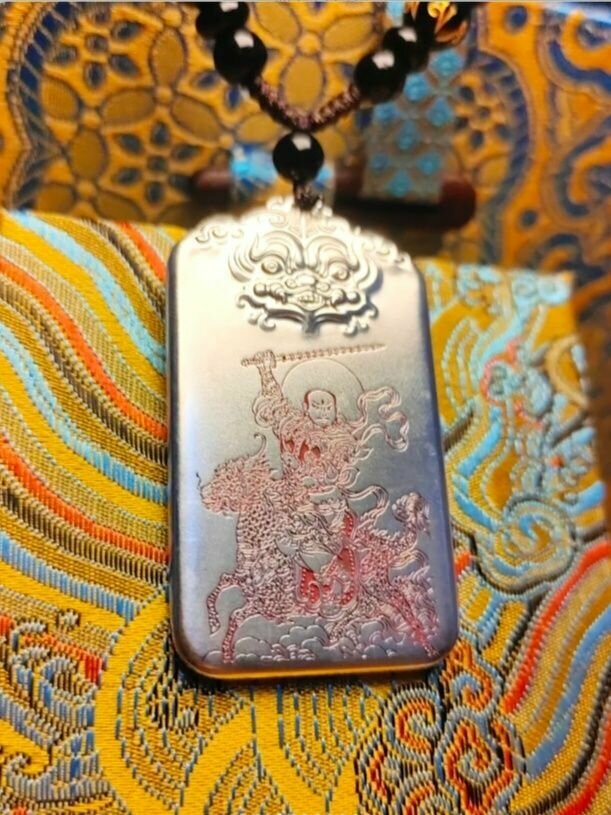 Горячая продажа таоистского амулета мира<Девять небес, звук грома, подвеска Пухуатяньцунь, национальный тренд, подвеска, приносящая удачу и богатство