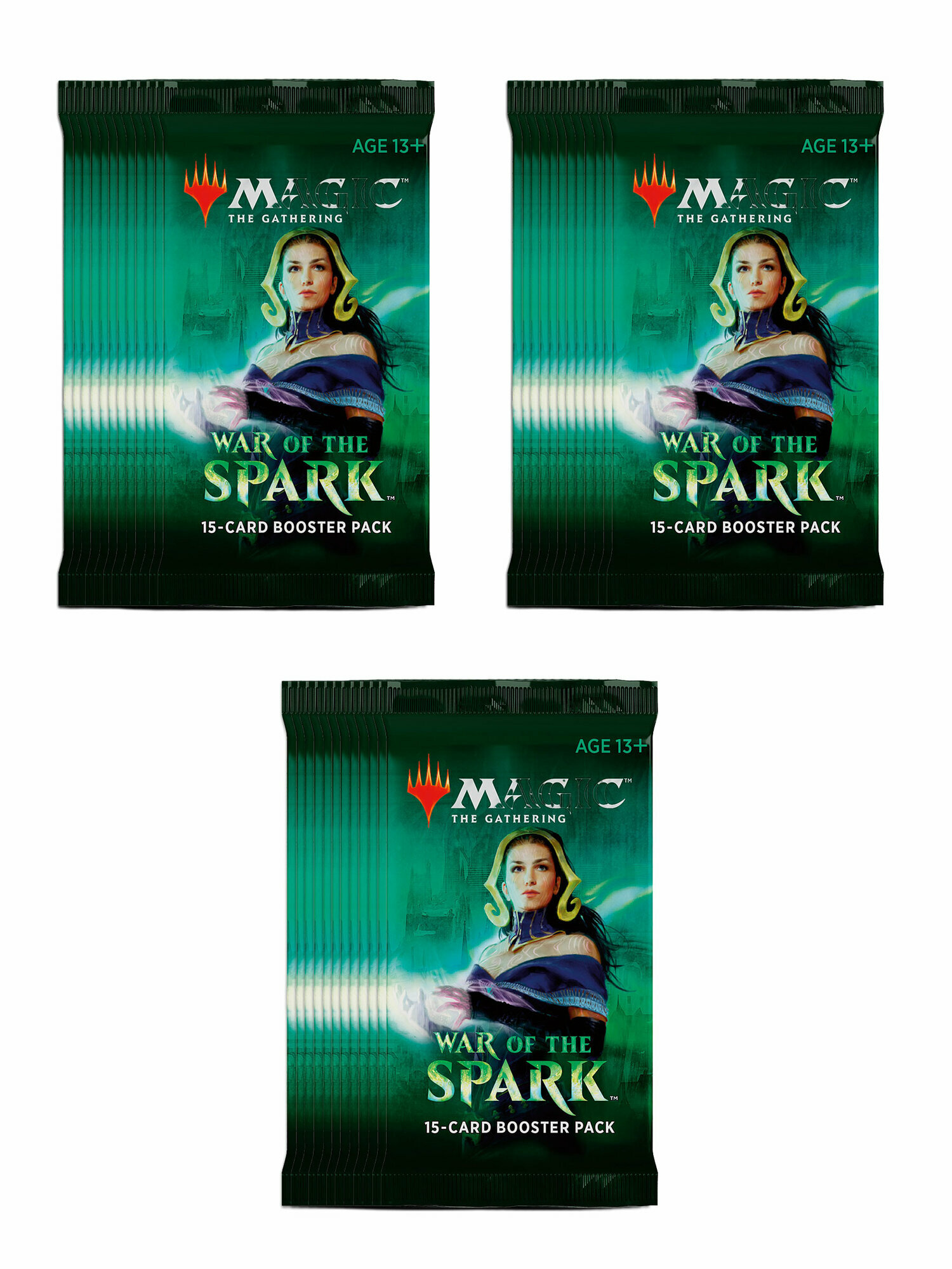 Magic The Gathering: 36 бустеров MTG издания War of the Spark на английском