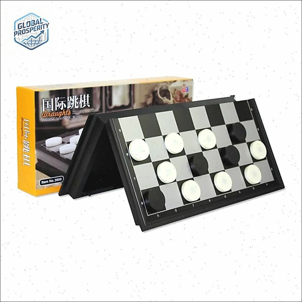 Магнитные складные 64 шашки для детей и взрослых, обучающие шашкам