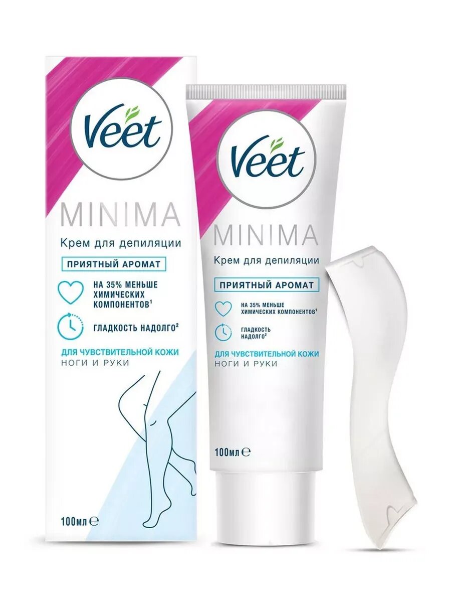 Veet Minima Крем Для Депиляции Для Чувствит Кожи 100мл