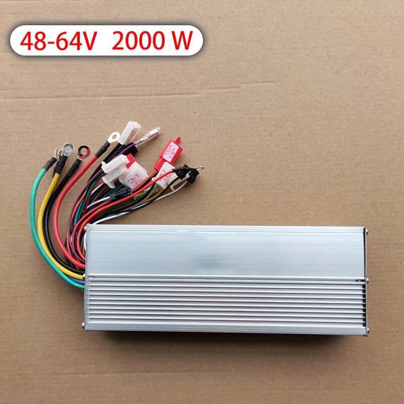 Wupp Бесщеточный контроллер двигателя 48-72В для электровелосипедов 1000-2000Вт 48-64V 2000W