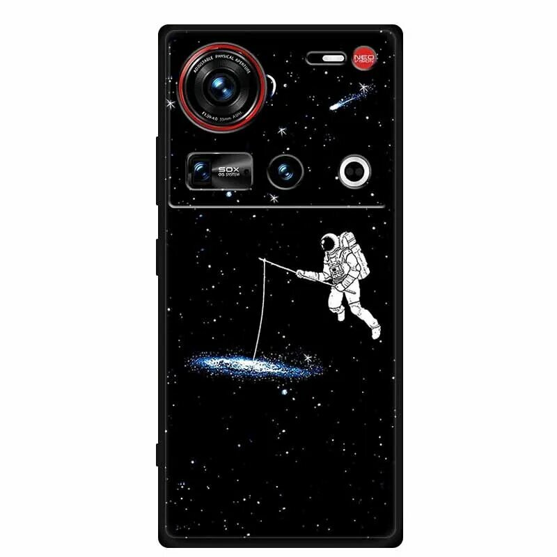 Чехол ZTE Nubia Z70 Ultra 5G, черный, силикон