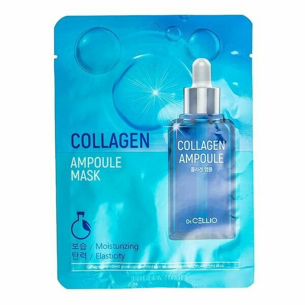 Dr. CELLIO Тканевая маска с коллагеном 25 мл Collagen Ampoule Mask