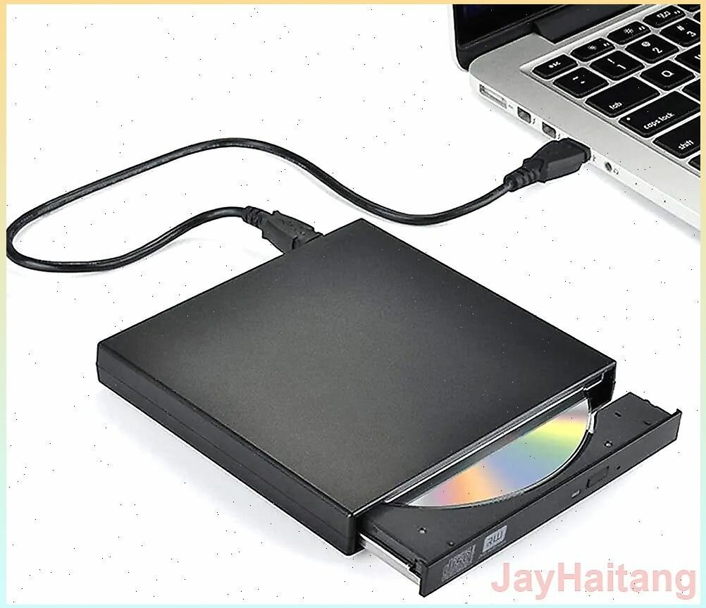 Внешний универсальный дисковод CD/DVD с премиум функцией записи для ноутбуков и компьютеров, подключаемый по USB 2.0