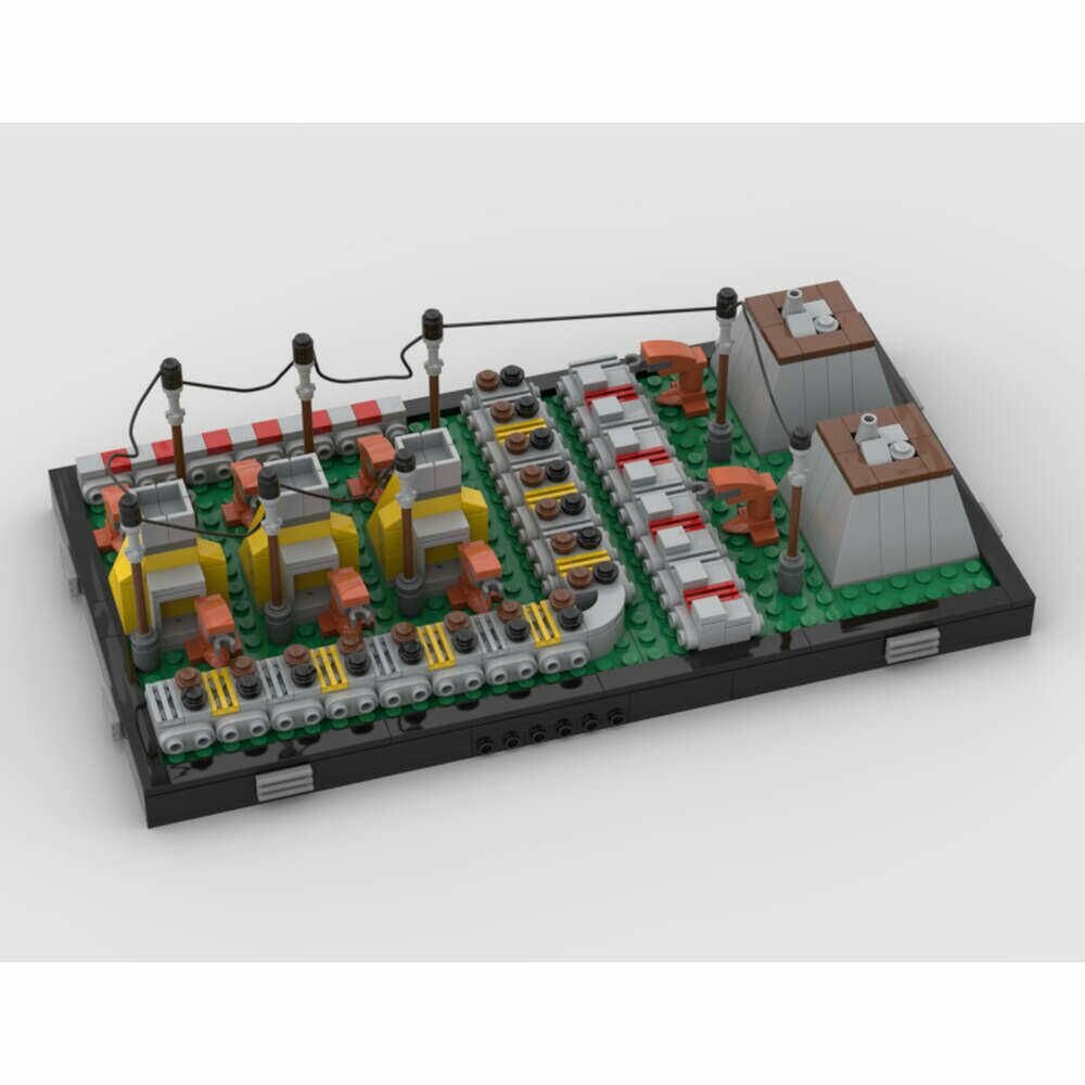 515шт. Конструктор Factorio Diorama Набор строительных блоков