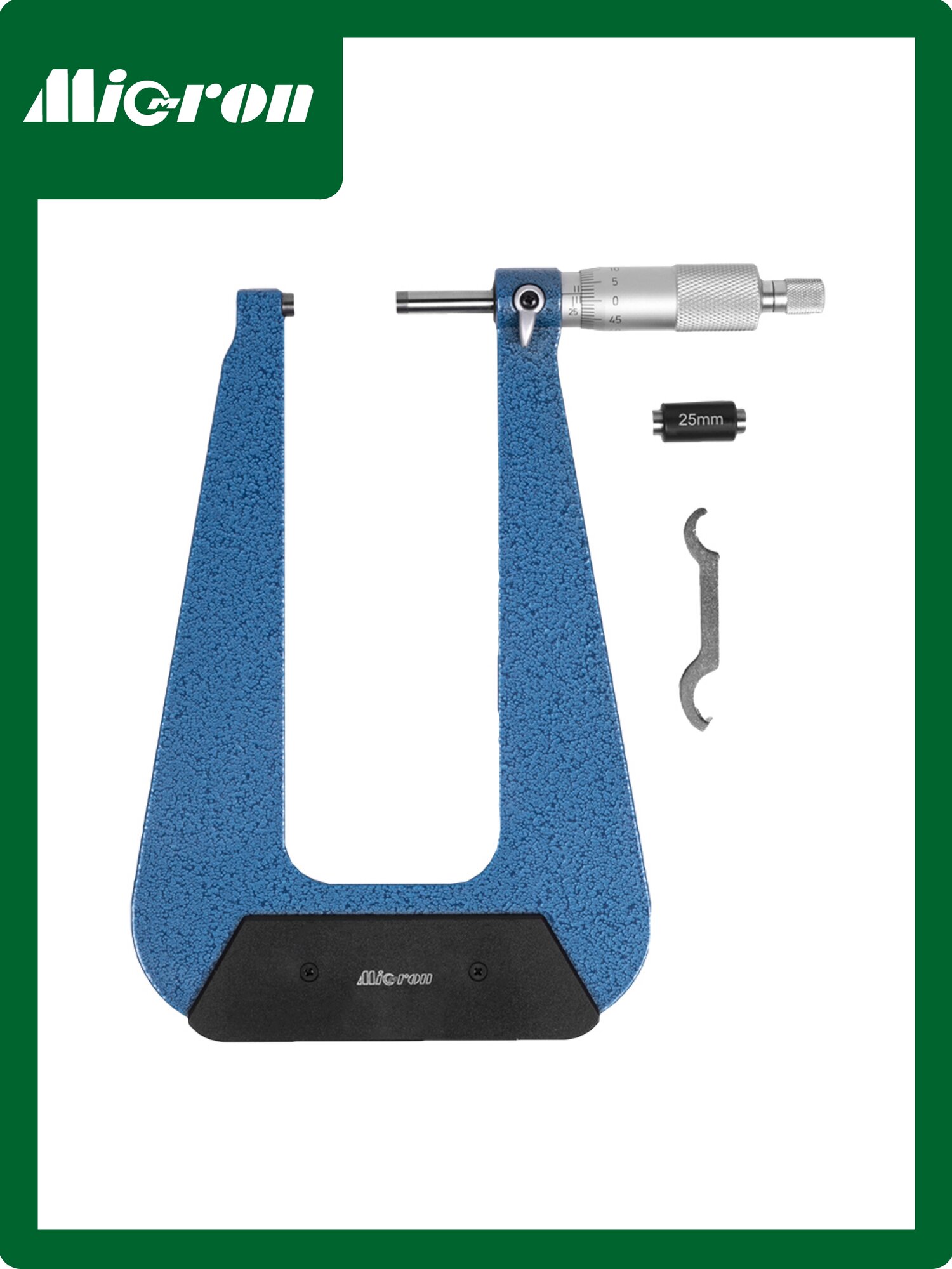 Микрометр листовой Micron МЛ-50 0,01 скоба 150мм