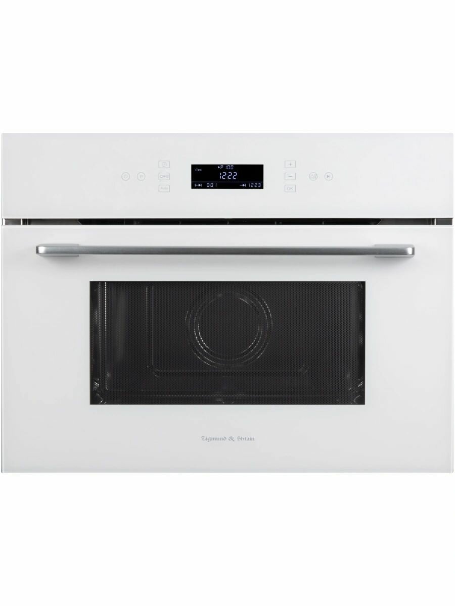 Встраиваемая микроволновая печь ZIGMUND & SHTAIN BMO 22 W, 40л, 1000Вт, белый