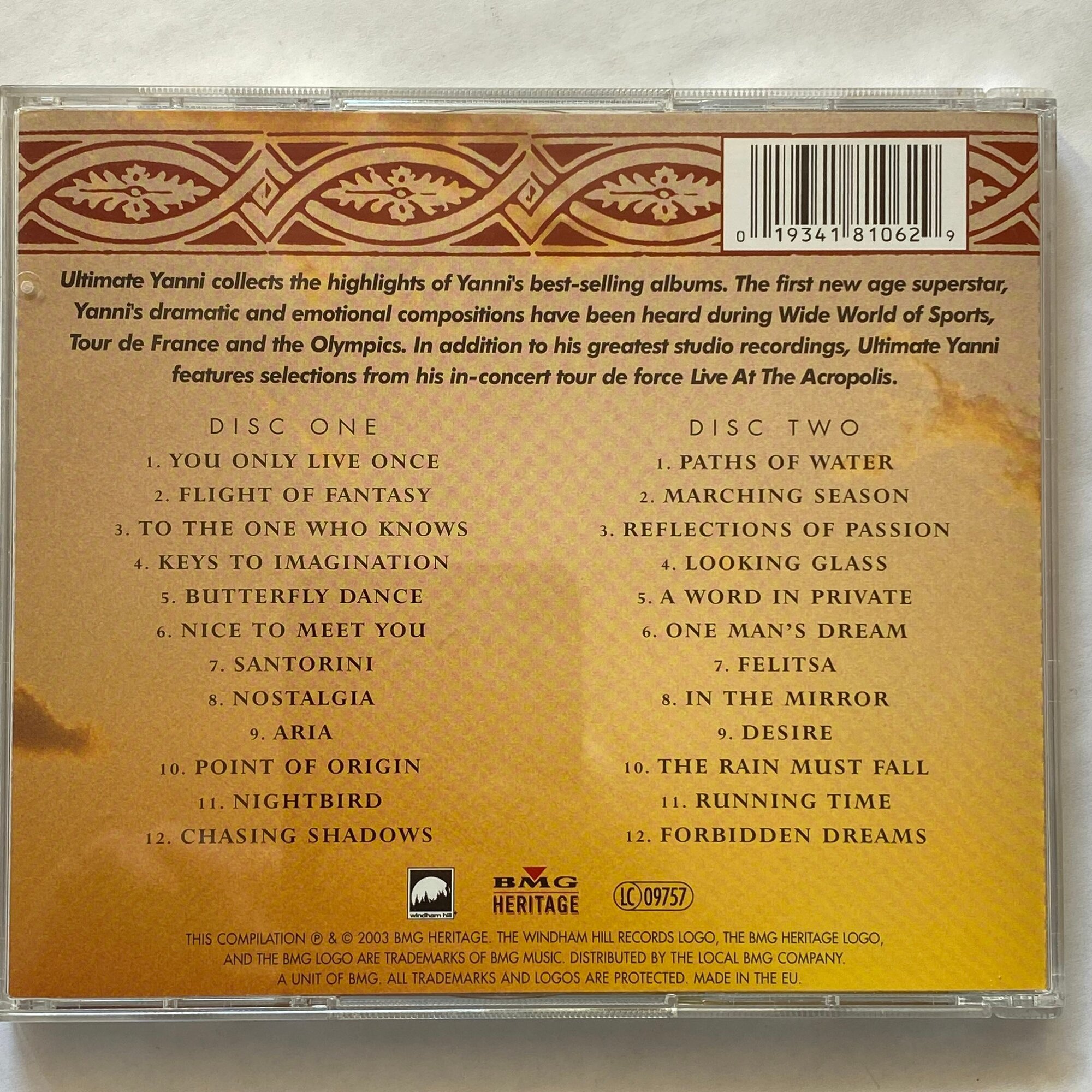 Компакт-диск(CD) Yanni. Ultimate. 2 CD. — фото 1