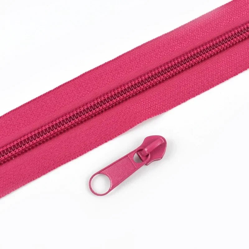Молния нейлоновая розовая 2MZips 2PcsSliders