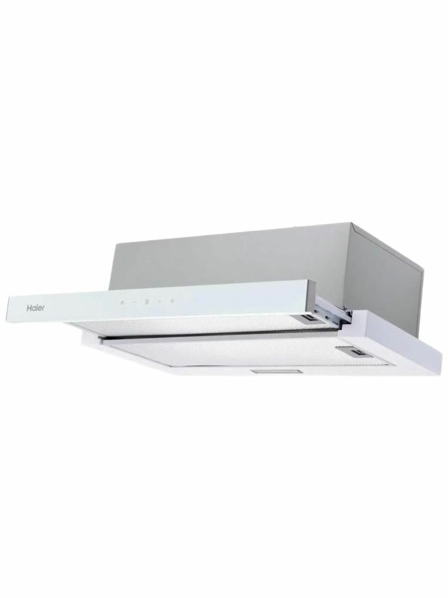Кухонная вытяжка встраиваемая Haier HVX-T642GW, 3 скорости, 420 куб. м/ч, 60 см, белый