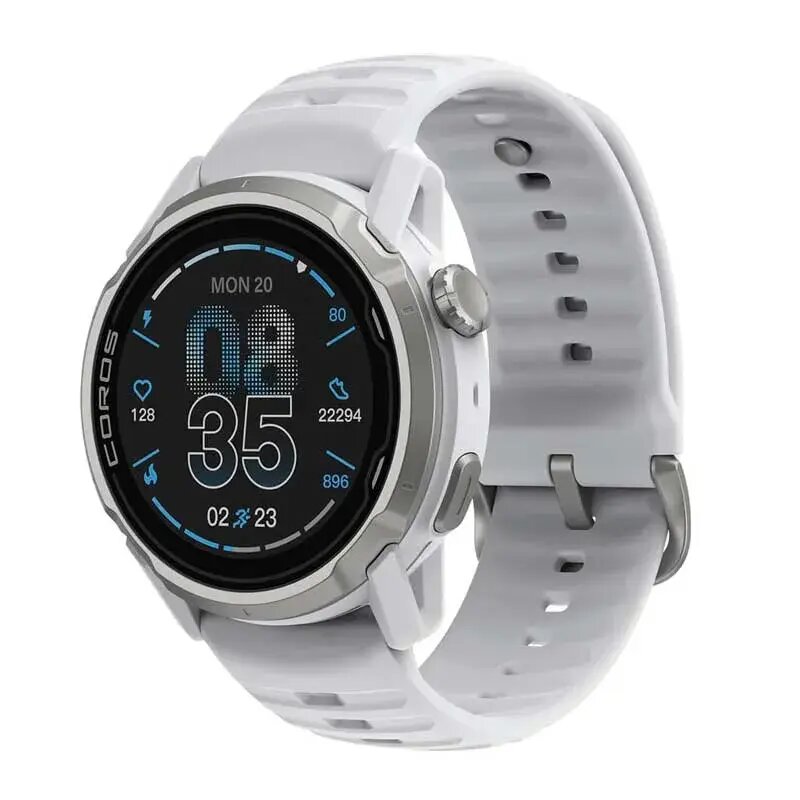 Умные спортивные часы Coros Apex 4, 42 mm White с сапфировым стеклом, динамиком, микрофоном и оффлайн картами