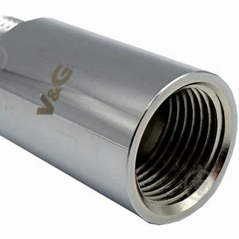 Удлинитель хромированный внутренняя/наружная V&G, 1" × 50 мм