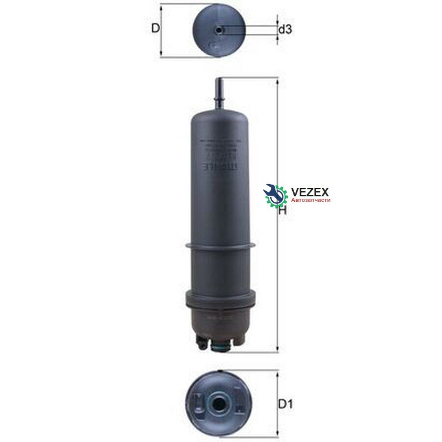 MAHLE KL872/7 Фильтр топливный